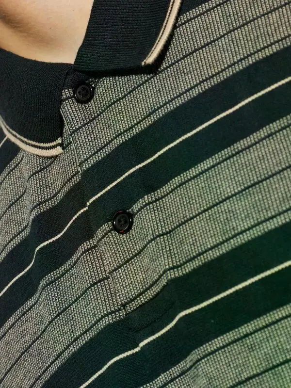 MARANT Safko Striped-pattern Polo Shirt