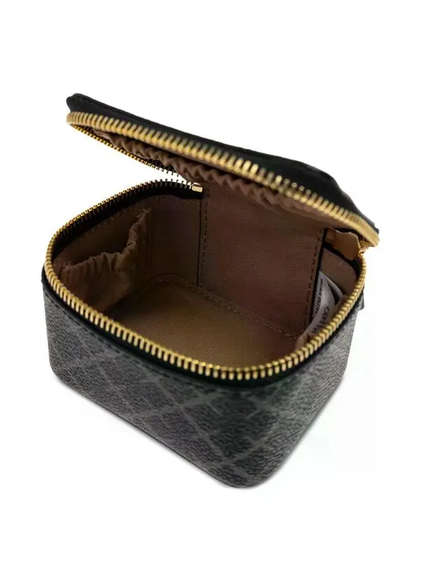 BY MALENE BIRGER Geometric-print Zip-fastening Jewellery Box