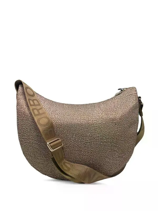 Borbonese Luna Patterned Shoulder Bag - Neutrals