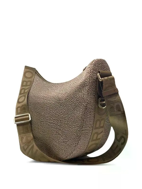 Borbonese Luna Patterned Shoulder Bag - Neutrals