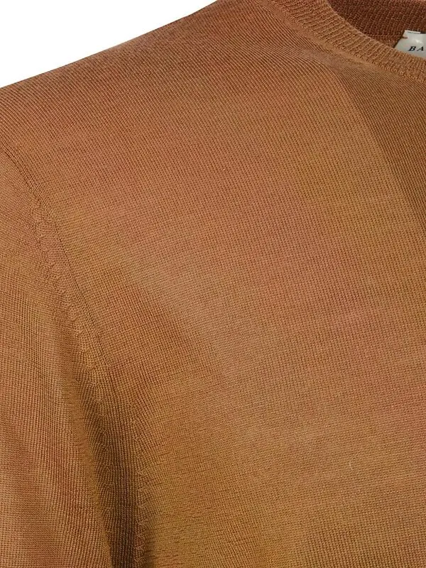 BALLANTYNE Crew Neck Sweater - Brown