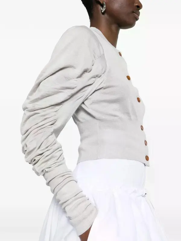 VIVIENNE WESTWOOD Eli Cropped Cardigan - Neutrals