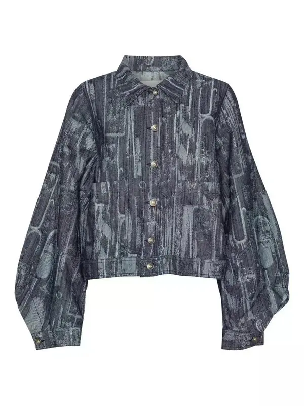 Henrik Vibskov Printed Denim Jacket