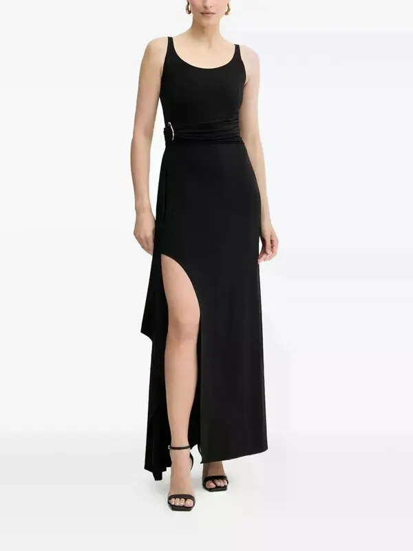 Herve Leger Mila Buckle Maxi Dress - Black