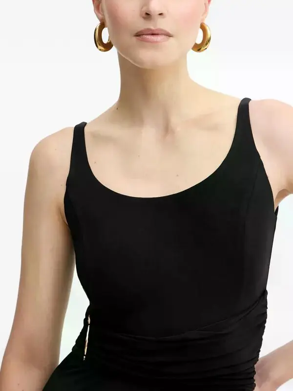 Herve Leger Mila Buckle Maxi Dress - Black