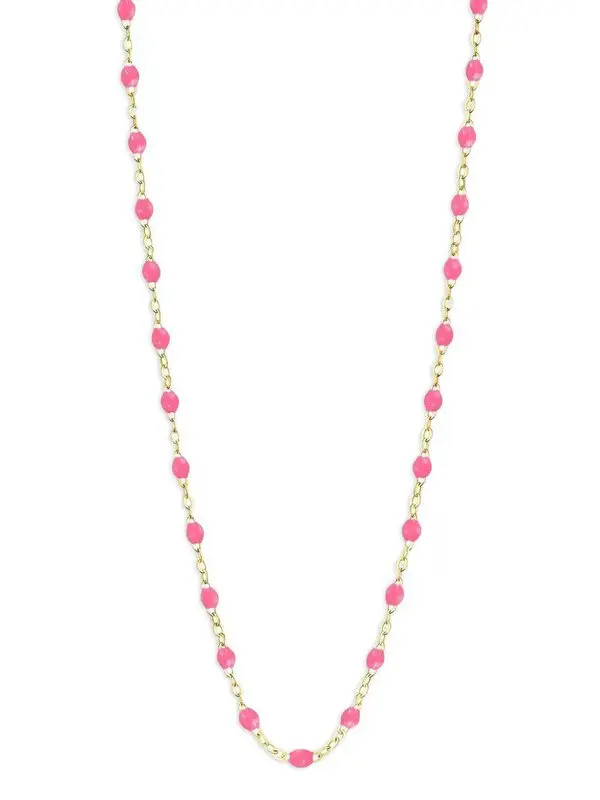 Gigi Clozeau Classic Gigi Resin Necklace - Gold