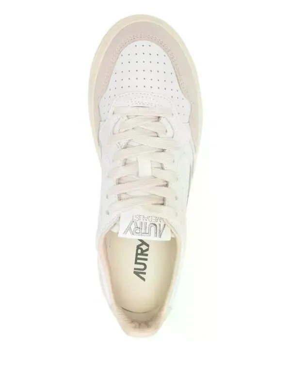 AUTRY Medalist Perforated Sneakers - White