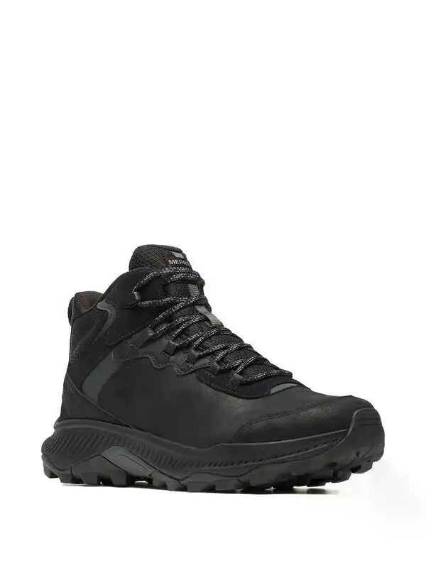 Merrell Lace-up Panelled Boots