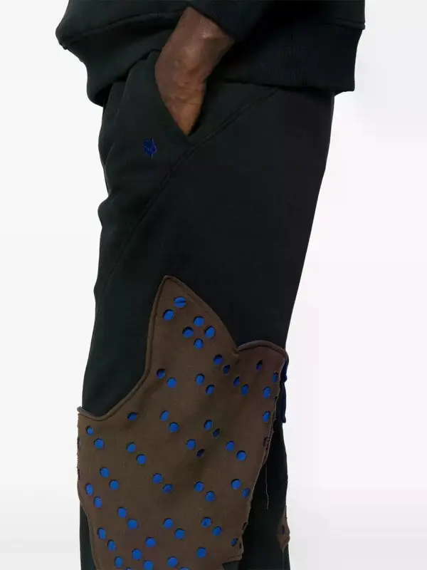 KIKO KOSTADINOV X Fox Lab Perforated Fleece Jogger - Black