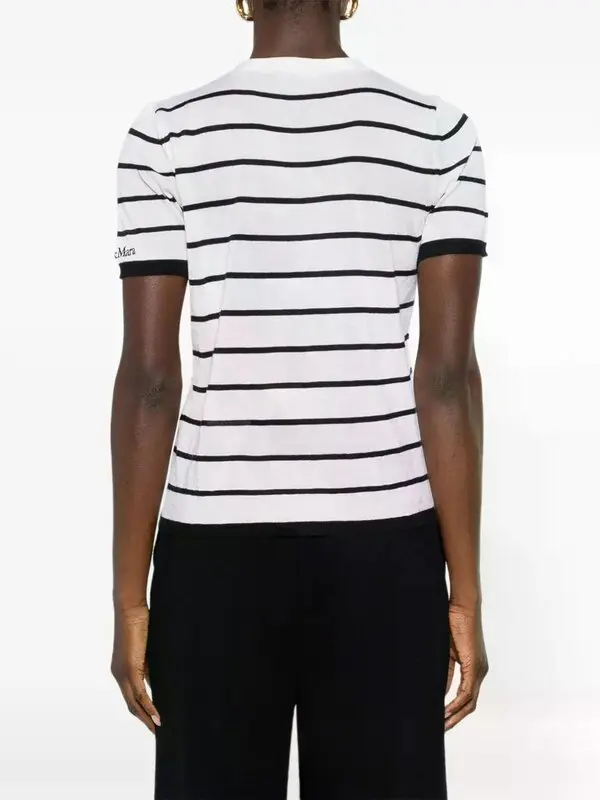 Max Mara Striped T-shirt - White
