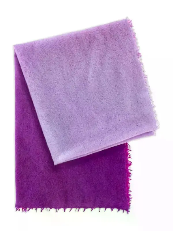 MOULETA Fringed Scarf - Purple