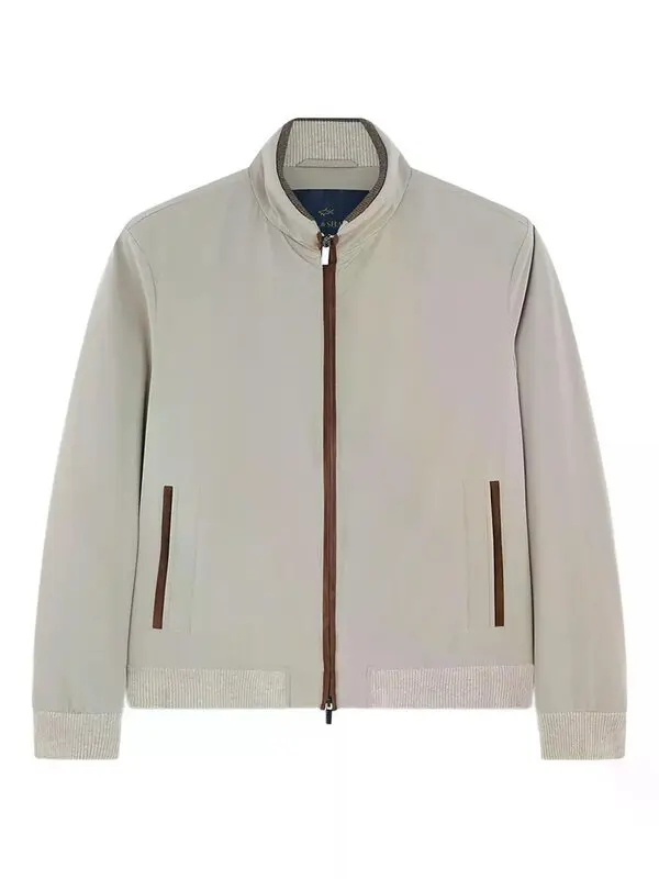Paul & Shark Typhoon Re-4x4 Bomber Jacket - Neutrals