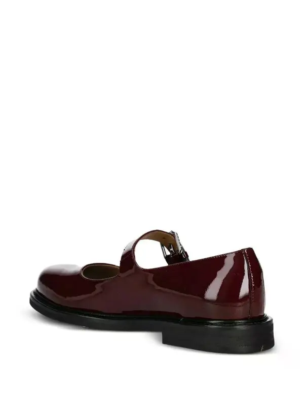 Kenzo Meari Buckle-strap Leather Flats