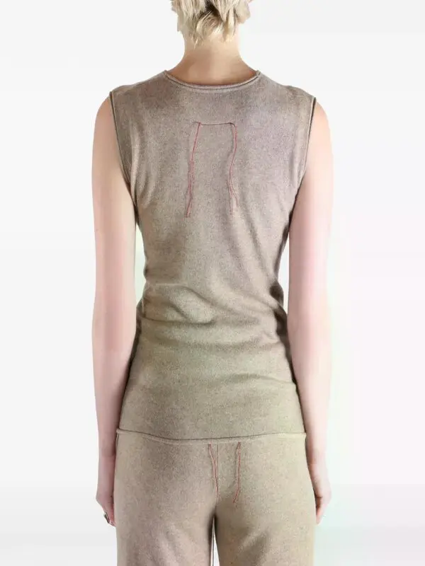 UMA WANG Tied Sleeveless Tank Top