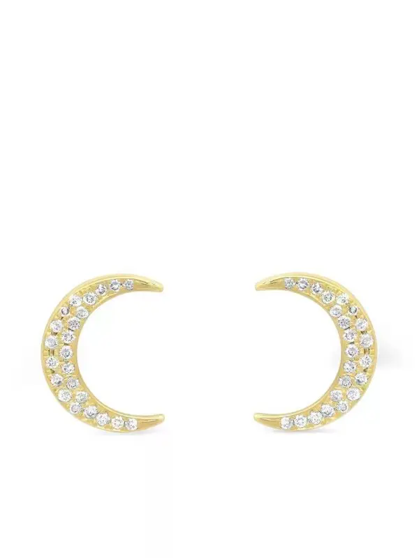 JENNIFER MEYER Mini Carson Stud Earrings - Gold