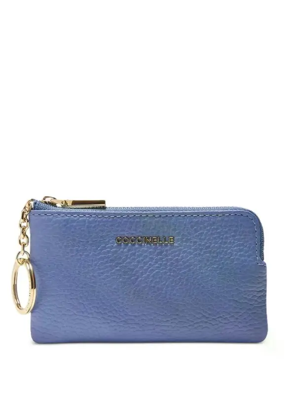 COCCINELLE Leather Zip Wallet - Blue
