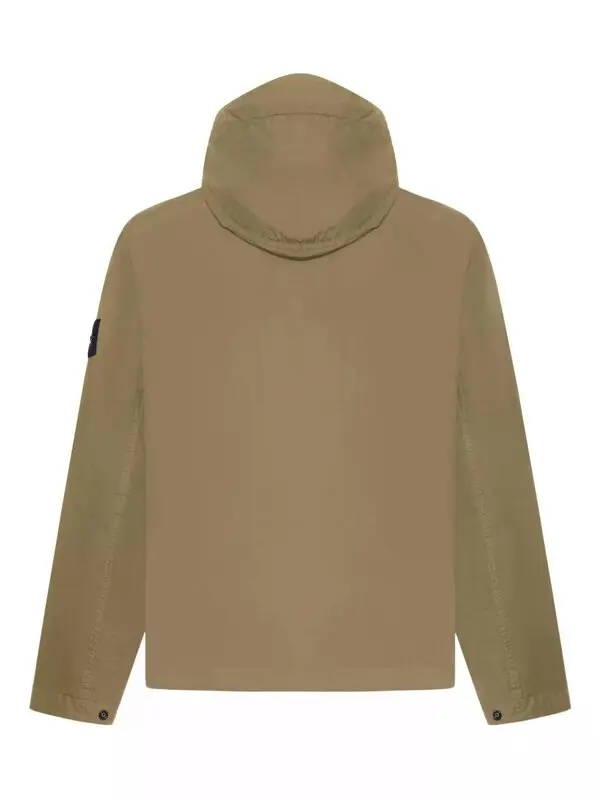 Stone Island Hooded Zip-up Jacket - Neutrals