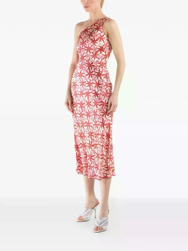 saloni one shoulder dress Saloni One Shoulder Mini Dress
