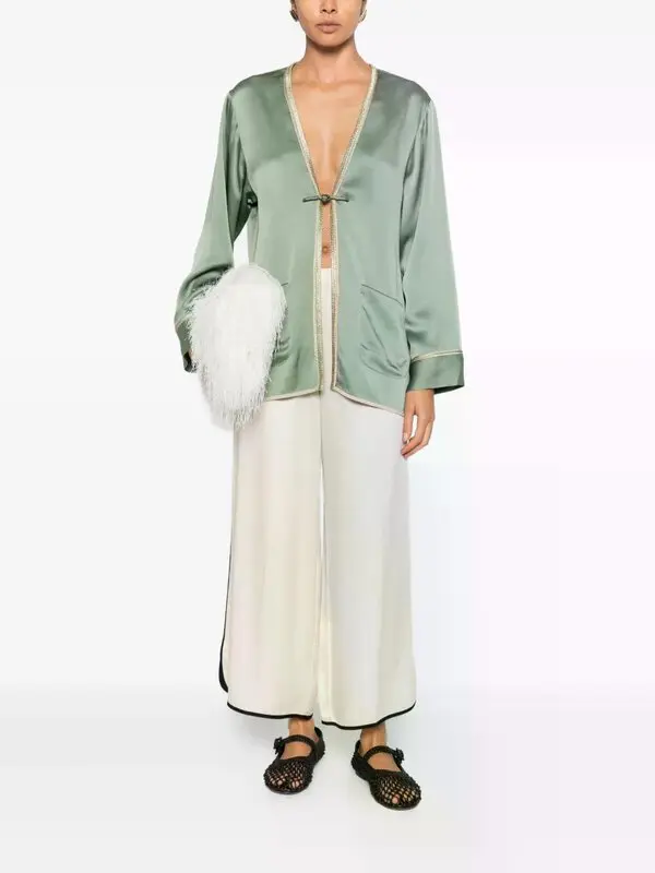 FORTE_FORTE Pocket Trim Jacket