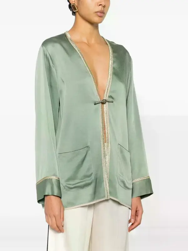 FORTE_FORTE Pocket Trim Jacket