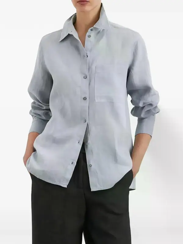 Marc O'polo Chest-pocket Shirt - Blue