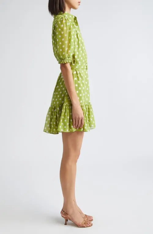 Cinq À Sept Camille Polka Dot Mini Dress