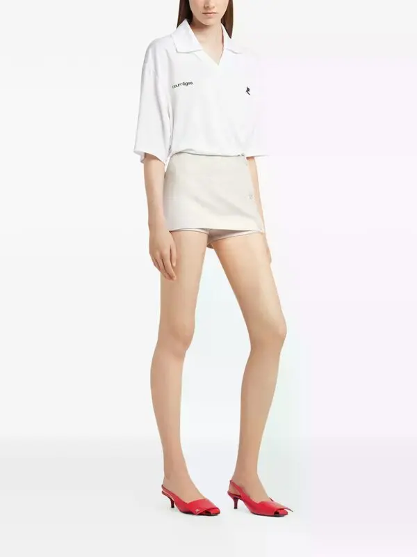 COURREGES Button Mini Skort