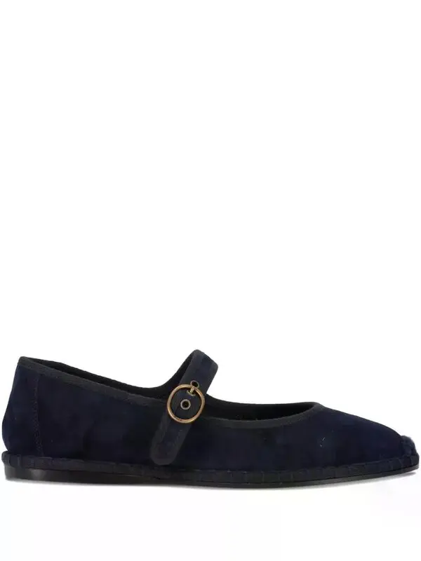 Polo Ralph Lauren Buckle Ballet Flats - Blue