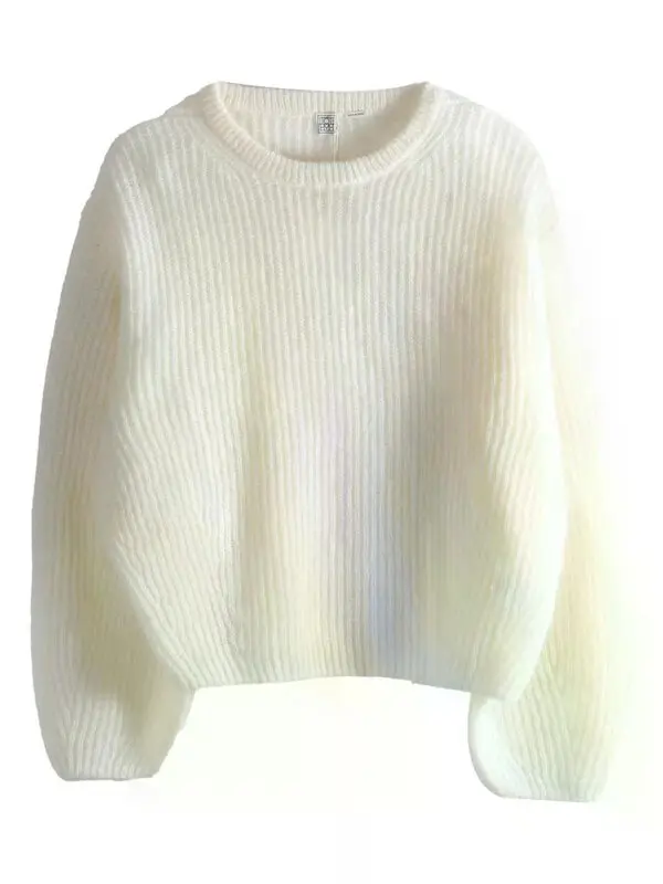 TOTEME Ribbed Knit Sweater - Neutrals