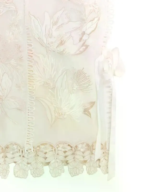 Biyan Floral Embroidered Vest
