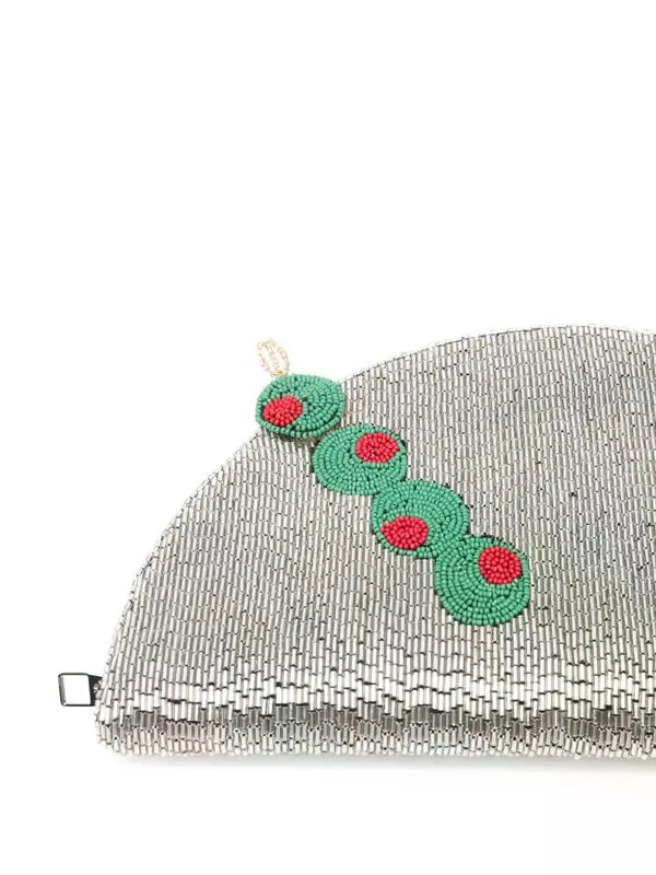SIMONMILLER Lune Martini Clutch Bag - Silver