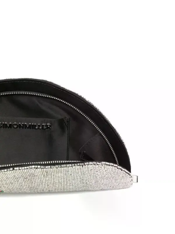 SIMONMILLER Lune Martini Clutch Bag - Silver