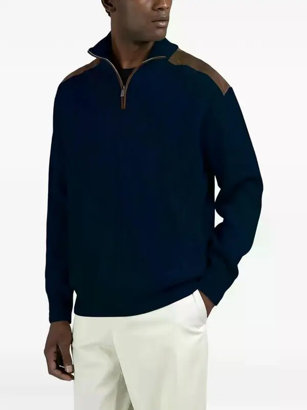 Paul & Shark Half-zip Knit Sweater