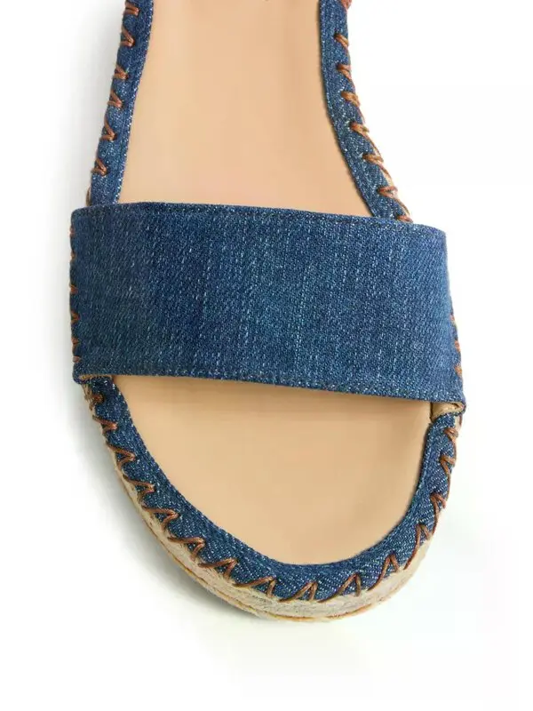 Valentino Garavani Rockstud Denim Espadrilles