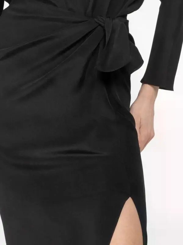 PETER COHEN Knot Slit Midi Skirt