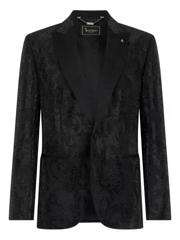 BILLIONAIRE Brocade Strass Blazer