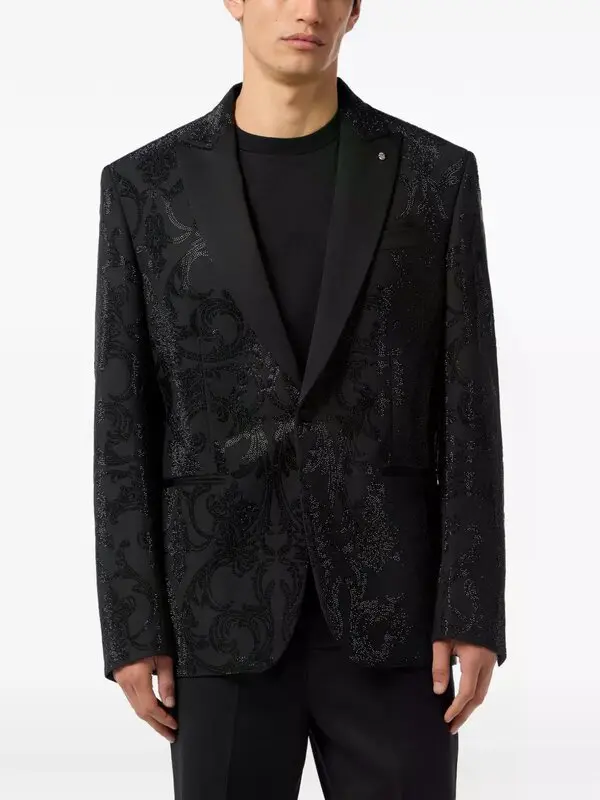 BILLIONAIRE Brocade Strass Blazer