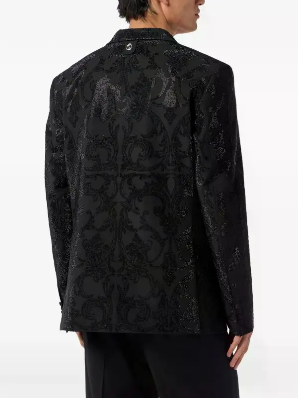 BILLIONAIRE Brocade Strass Blazer