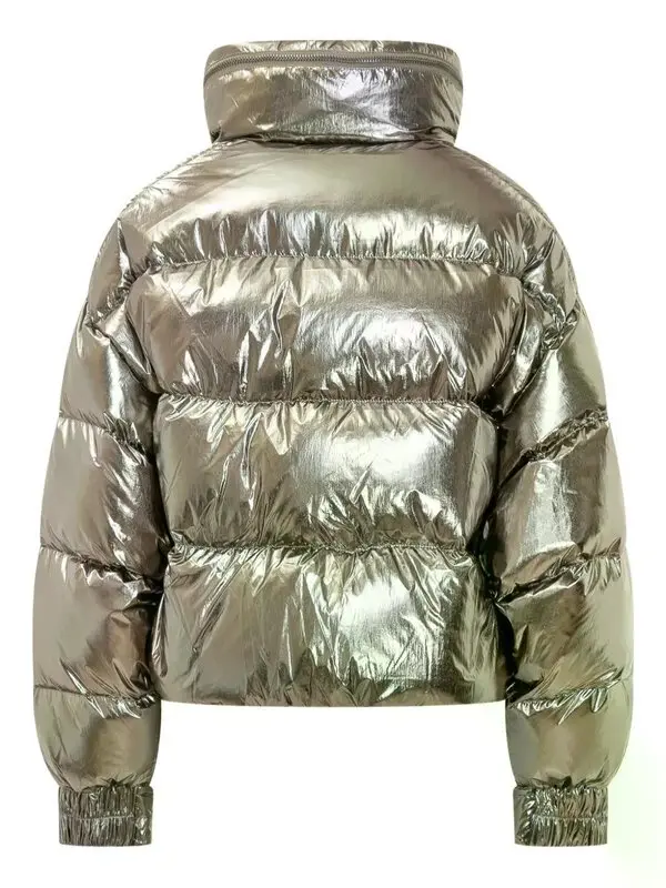 Michael Kors Metallic Puffer Jacket