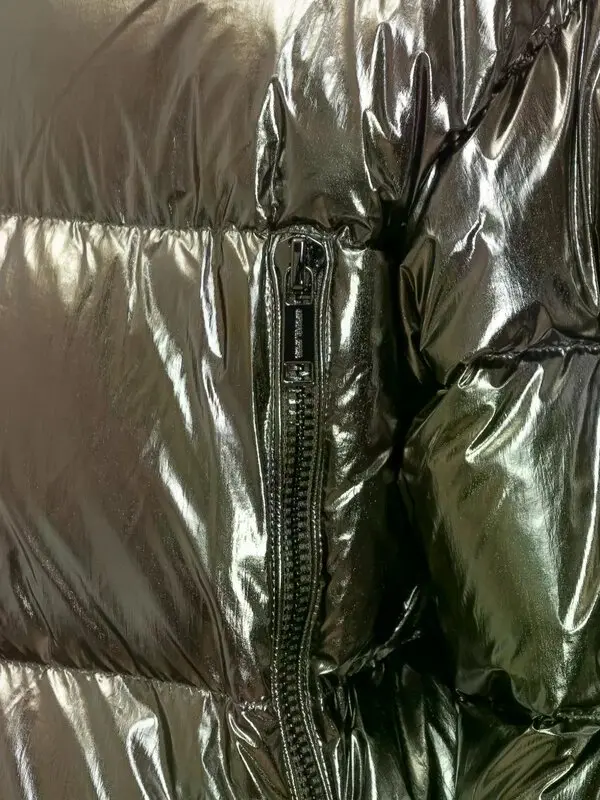 Michael Kors Metallic Puffer Jacket