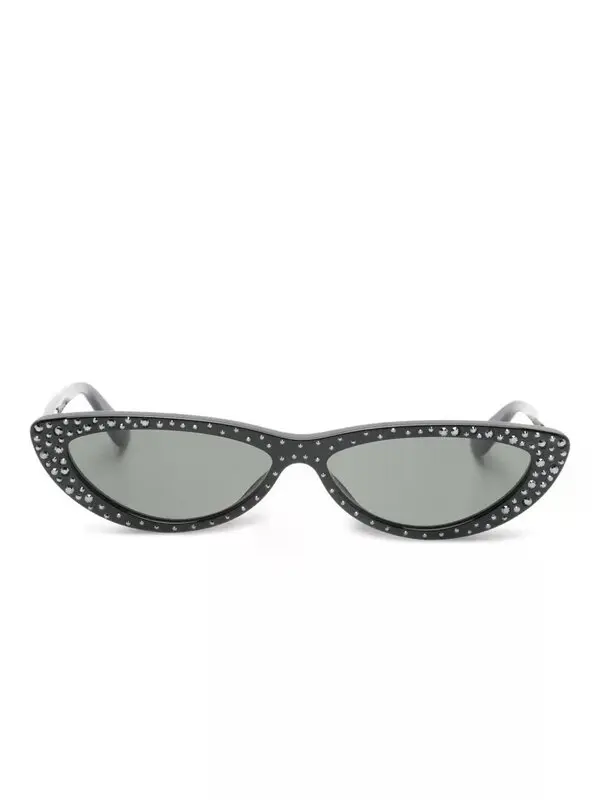 Alexander McQueen Cat-eye Frame Sunglasses - Black