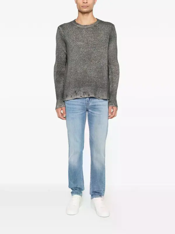 Avant Toi Distressed Knit Sweater