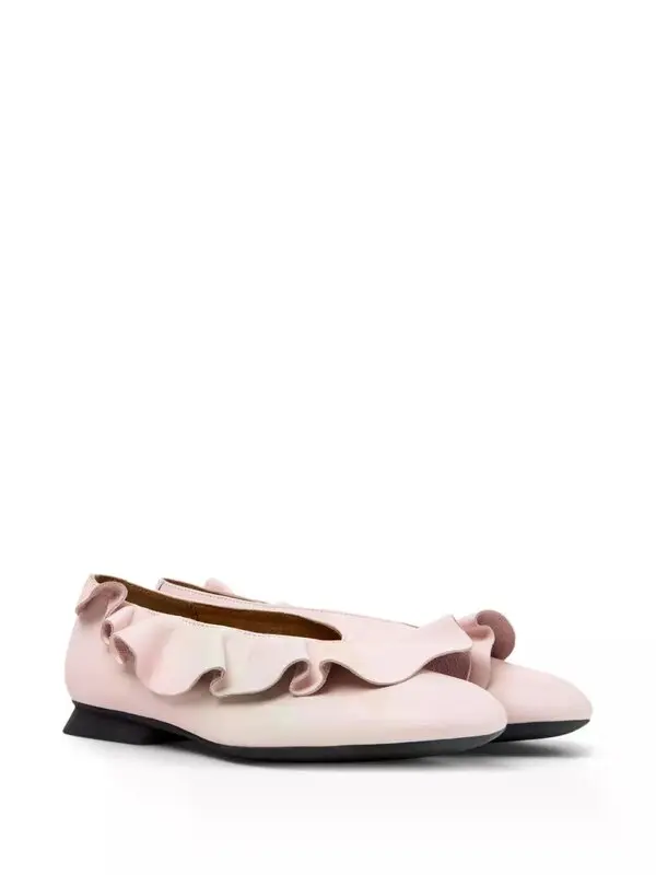 Camper Casi Myra Ruffled Ballerinas - Pink