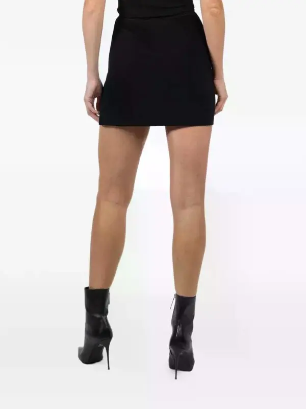 Norma Kamali Side-slit Mini Skirt