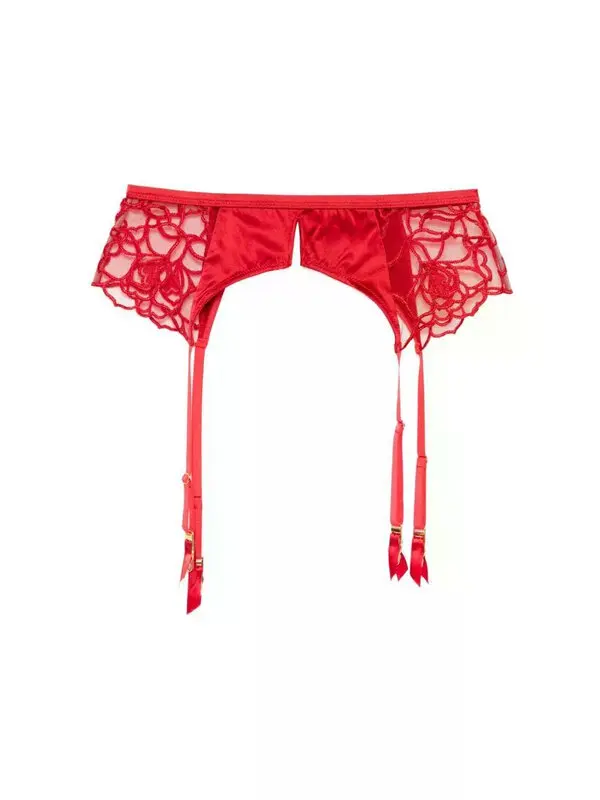 Kiki De Montparnasse Petite Chou Garter Belt - Red