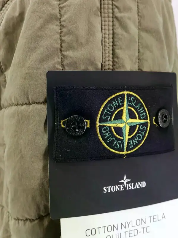 Stone Island Quilted Jacket With Patch Pockets
