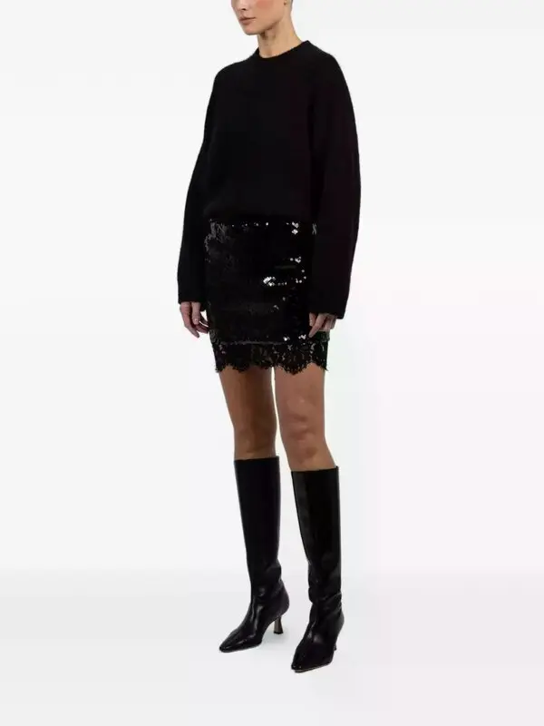 Françoise Jenny Lace Mini Skirt