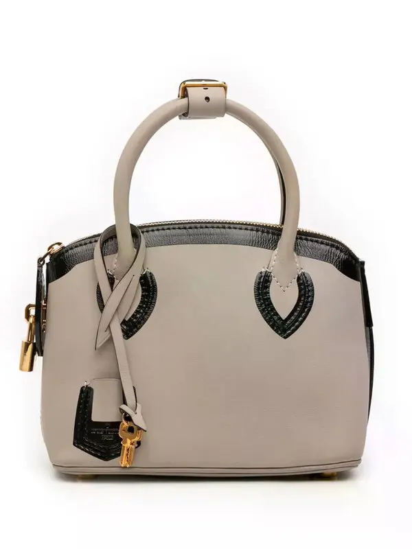 LOUIS VUITTON 2011 Cuir Obsession Lockit Bb Handbag