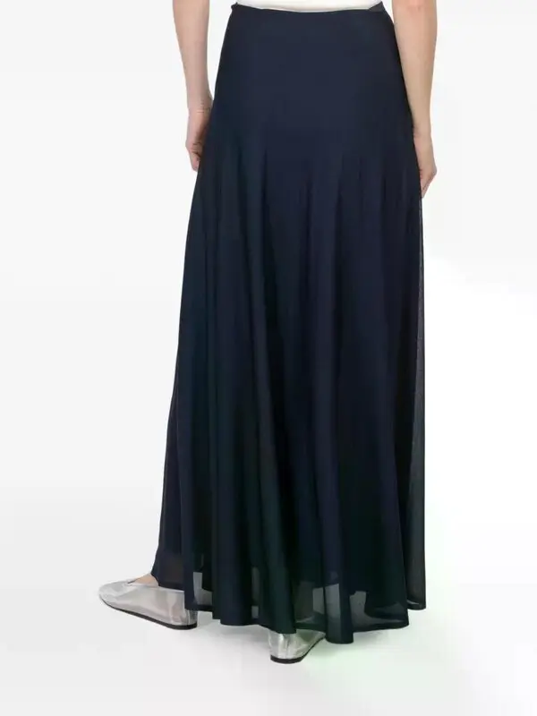 Brandon Maxwell Mesh Maxi Skirt