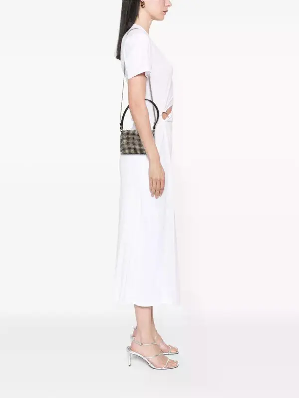 ALEXANDER WANG 2010-2025 Medium Heiress Crystal Mesh Satchel